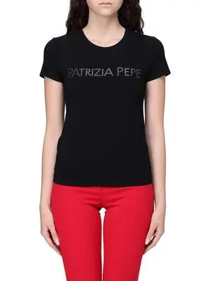 Patrizia Pepe Embellished Logo T-shirt - Ivory