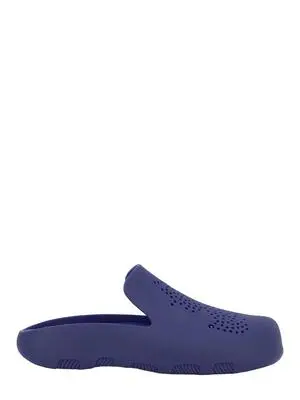 Burberry Logo Rubber Clogs - Blue