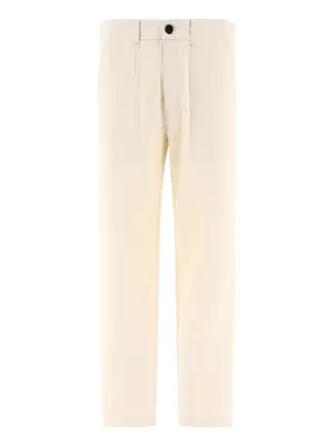 AND BLUE Hammer Trousers - Beige