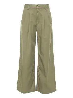 LEVI'S Pleat-detail Wide-leg Trousers - Green