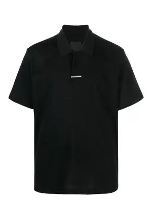 GIVENCHY Logo-plaque Cotton Polo Shirt