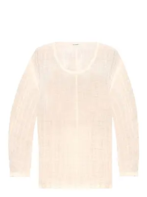 BY MALENE BIRGER Crew-Neck Linen Top