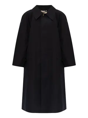Marni Single-breasted Cotton Coat - Black