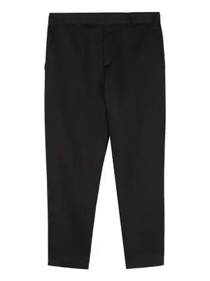 PT TORINO Cotton-blend Tailored Trousers - Black