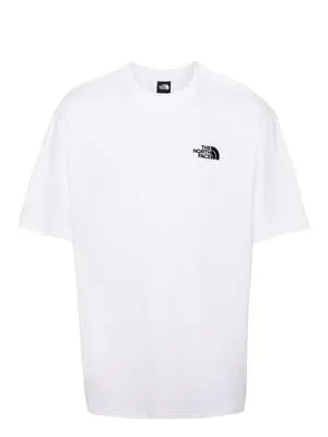 The North Face Logo-embroidered Cotton T-shirt - White
