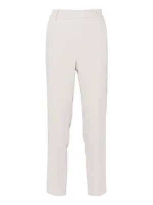 BLANCA VITA Pelargo Slim-cut Trousers - Neutrals