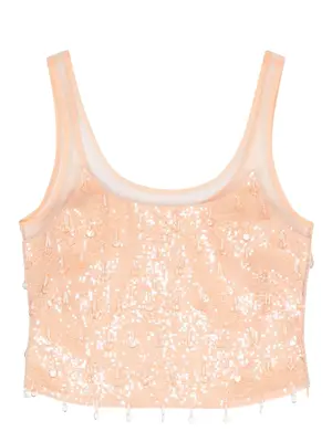 SIMKHAI Simkhai Callaway Cropped Tank Top