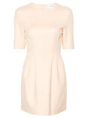 Sportmax Colomba Dart-detail Minidress - Neutrals
