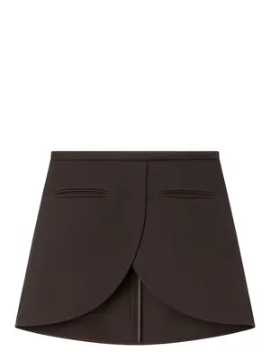 COURREGES Ellipse Mini Skirt - Brown
