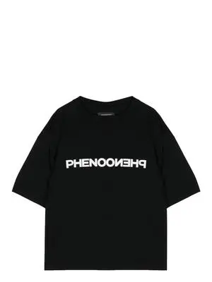 FUMITO GANRYU X Phenomenon Logo-print Cotton T-shirt - Black