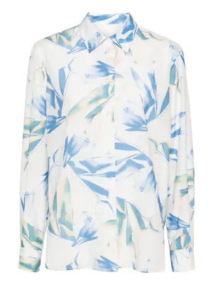 Paul Smith Tulip-print Shirt - Blue