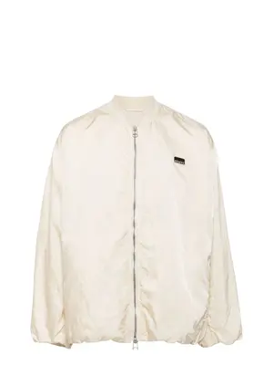 OAMC Bacchus Logo-plaque Bomber Jacket - Neutrals