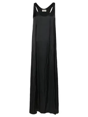 Zadig&Voltaire Rarys Satin Maxi Dress - Black