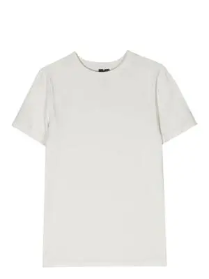 ENTIRE STUDIOS Crew-neck Cropped T-shirt - Neutrals