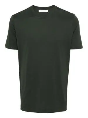 CRUCIANI Crew-neck Jersey T-shirt - Green