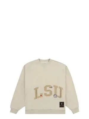 TRAVIS SCOTT X Mitchell & Ness Lsu Tigers Pullover Sweatshirt - Tan