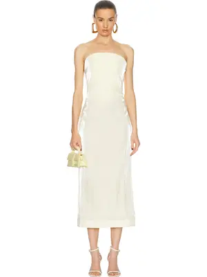 Jacquemus La Robe Carino - Pale Yellow