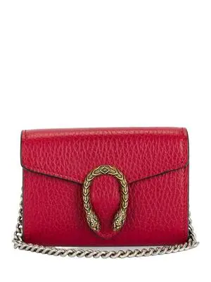 Gucci Dionysus Wallet On Chain - Red