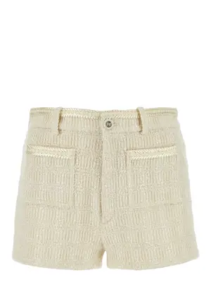 Gucci Tailored Wool-blend Tweed Shorts - Neutrals