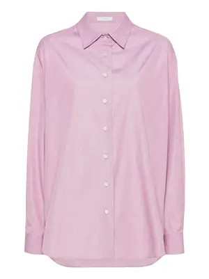 THE ROW Attica Cotton Shirt - Pink
