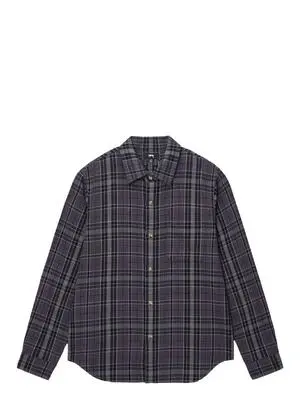 StÜssy Stones Plaid Shirt - Black
