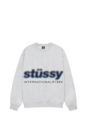 StÜssy Blur Crew - Grey