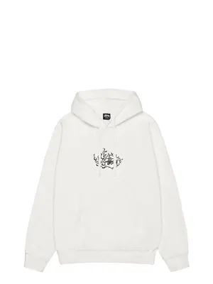 StÜssy Pigment Dyed Mosaic Dragon Hoodie - White