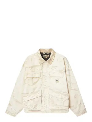 StÜssy Distressed Canvas Shop Jacket - Tan