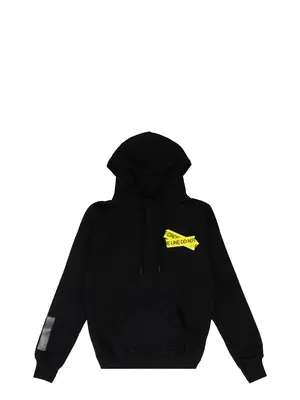 Off-White Fire Tape Sweatshirt - Black