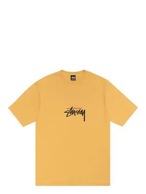 StÜssy Pigment Dyed Small Stock Tee 'honey - Yellow