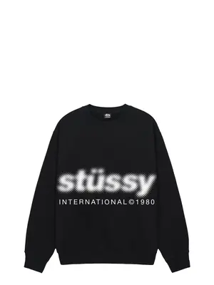 StÜssy Blur Crew - Black