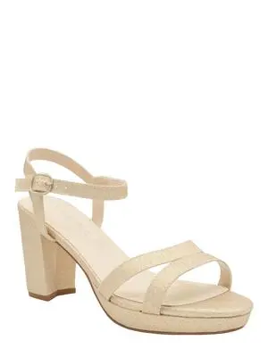 TOUCH UPS Touch Ups Harmon Platform Sandal Champagne