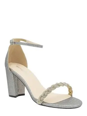 TOUCH UPS Touch Ups Whitney Ankle Strap Sandal Pewter