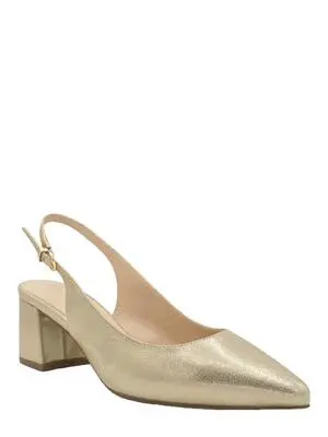 PARADOX LONDON PINK Imelda Slingback Pumps - Champagne