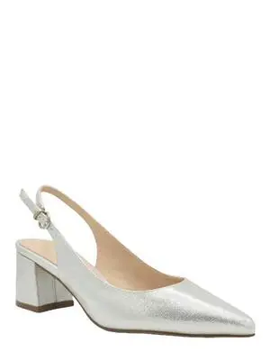 PARADOX LONDON PINK Imelda Slingback Pumps - Silver