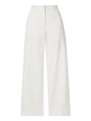 MATTEAU Matteau Organic Cotton-blend Twill Straight-leg Pants