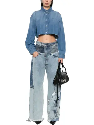 GIVENCHY Givenchy Cropped Denim Shirt