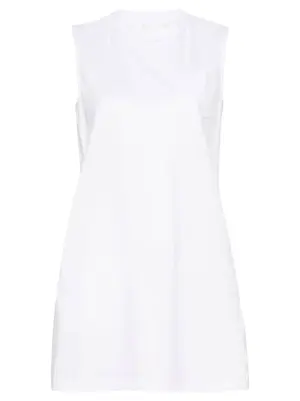 SACAI Sacai Pleat-Detail Cotton Minidress