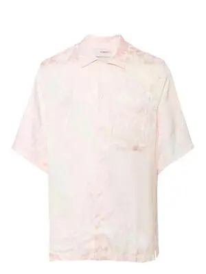 Fiorucci Jacquard Short-sleeve Shirt - Pink