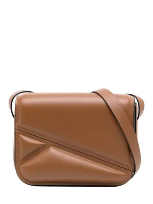 WANDLER Oscar Trunk Crossbody Bag - Brown