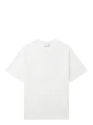 POST ARCHIVE FACTION Basic Round-neck T-shirt - White