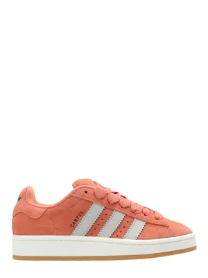 Adidas Suede Lace-up Sneakers - Orange