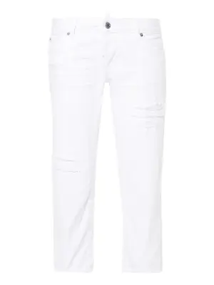 Dsquared2 Capri Cropped Jeans - White
