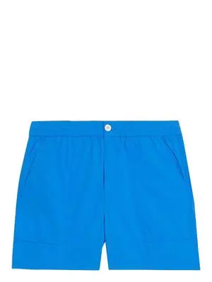 ALEX MILL Utility Shell Drawstring Shorts Cobalt Blue