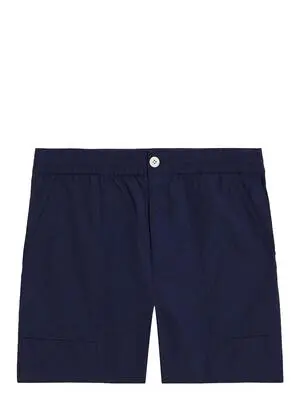 ALEX MILL Utility Shell Drawstring Shorts - Navy