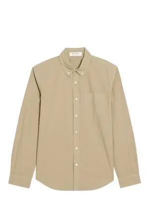 ALEX MILL Mill Cottonpoplin Shirt - Sand