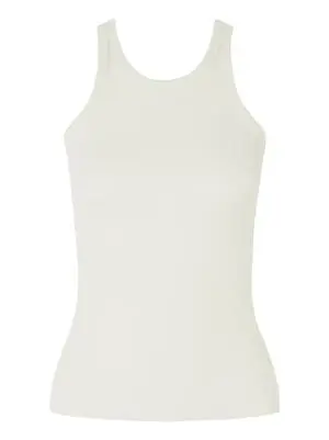 ETERNE Éterne Ribbed Stretch-jersey Tank