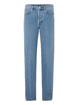Gucci Low-Rise Straight Leg Jeans Mid Denim