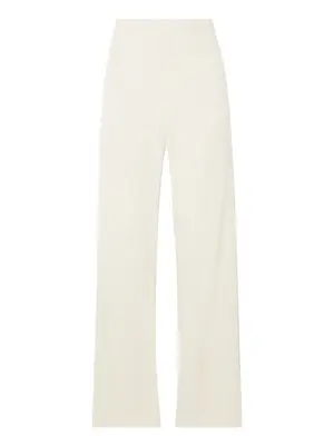 Eterne Cotton And Modal-blend Straight-leg Sweatpants - Cream