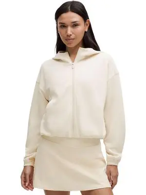 Lululemon Softstreme Full-zip Hoodie - Light Ivory